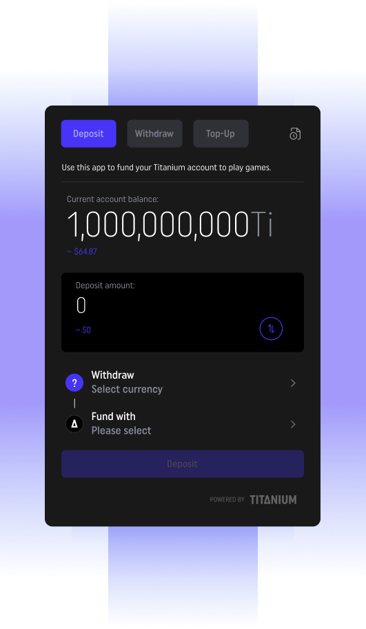 Titanium Games | Unleashing the power of blockchain enhanced games.